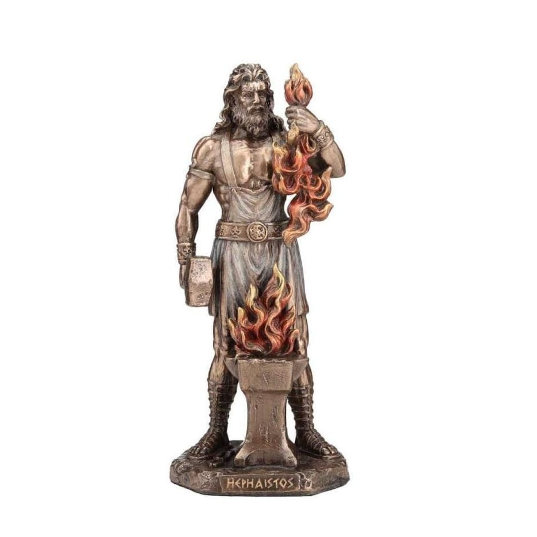 Hephaestus the Greek God and Symbol of Strength and Resilience Statue ...