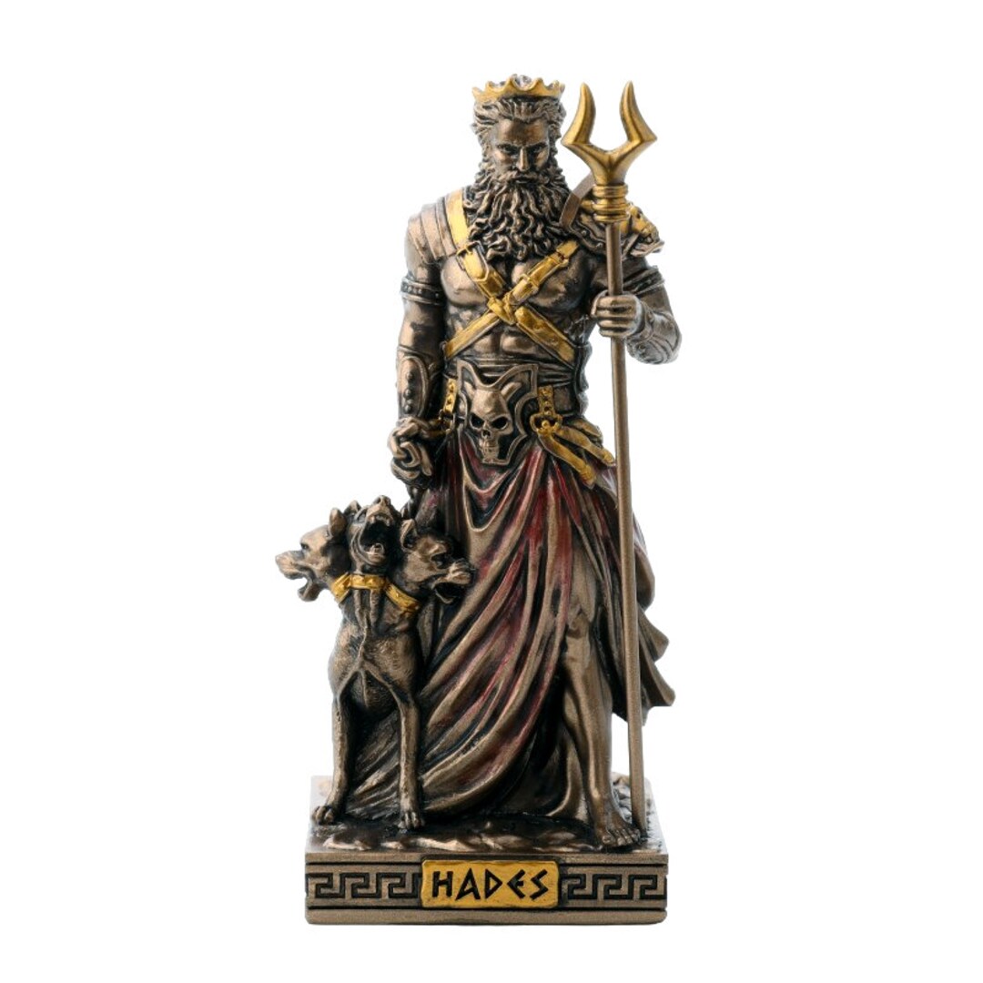 Hades With Cerberus, Mythological Ruler of the Underworld, Small - Etsy
