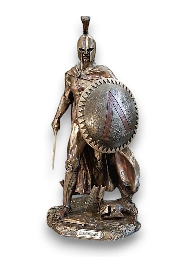 Leonidas the King of Sparta Sculpture - Legendary Hero Statue - Spartan ...