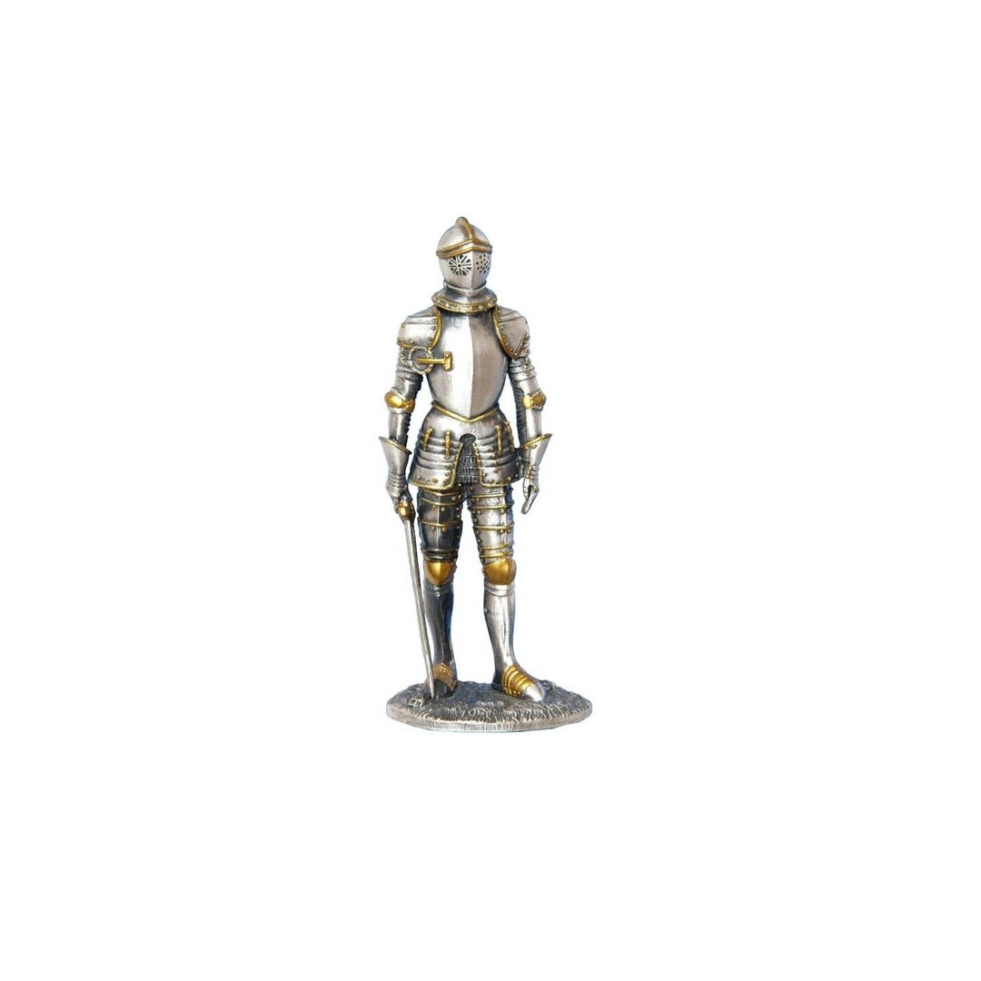 Knight in Plate Armor With a Sword - Tin Figurine - Etsy