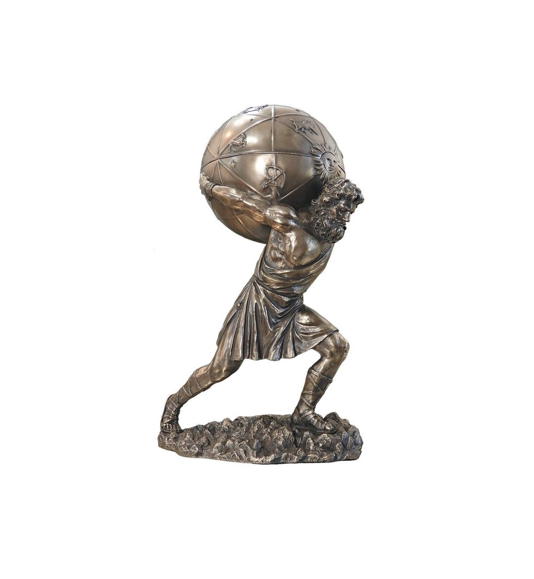 Atlas Carrying the Earth, Ancient Symbol of Strength and Bodybuilding ...