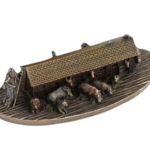 Noah's Ark Box - Decorative Box With With Noah and Animals - Religious ...