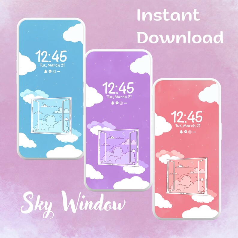 Pack 20 Wallpapers | Phone Background & Lock Screen Wallpapers | 20 Sky ...