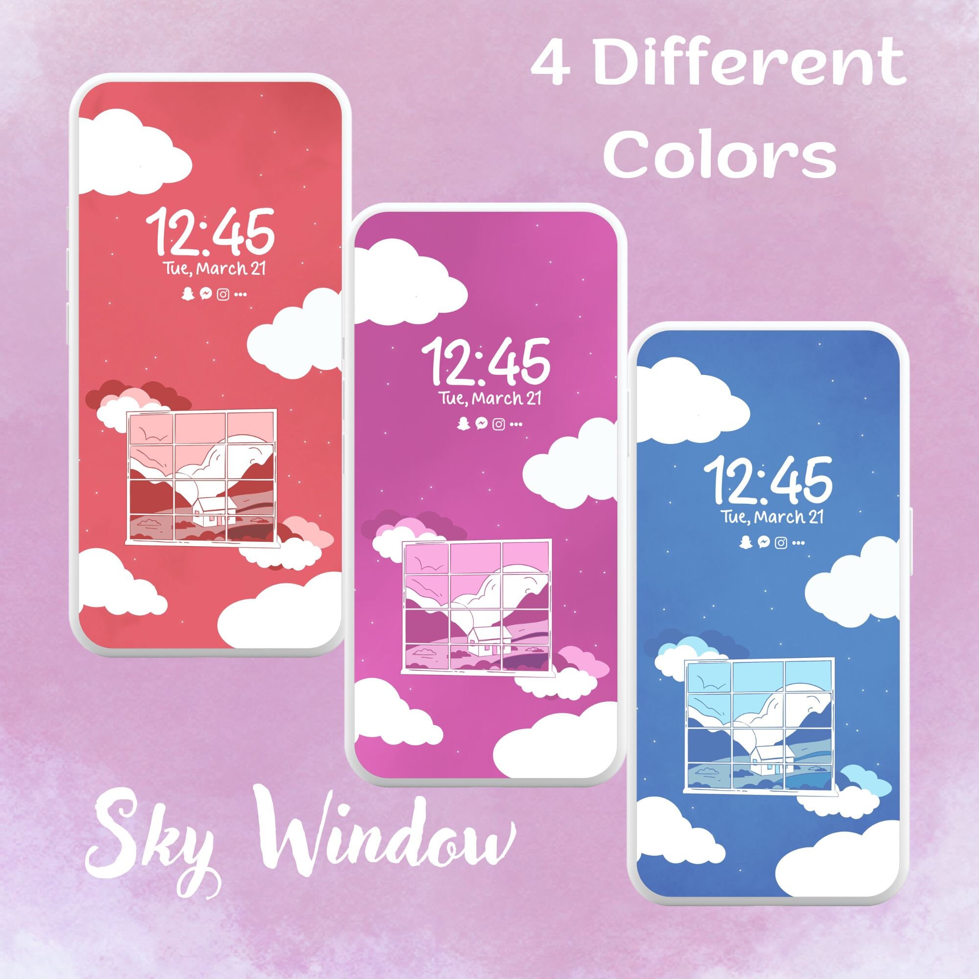 Pack 20 Wallpapers | Phone Background & Lock Screen Wallpapers | 20 Sky ...