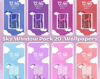 Sky Window Pack 20 Wallpapers | Phone Background & Lock Screen ...