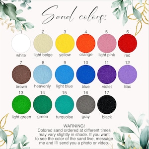 Unity Wedding Sand Set With Family Tree,initials and Date,wood and ...