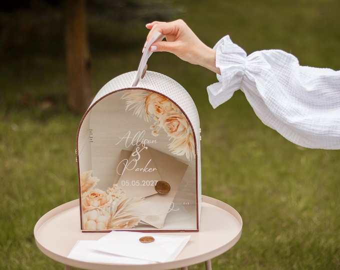 Wedding Envelope Box,card Box for Wedding Arch,decorative Gifts Box ...