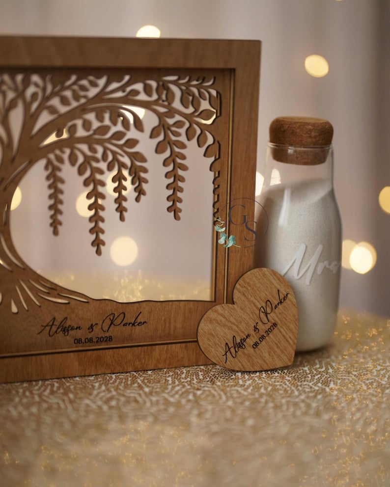 Wedding Gift for Couple, Personalized Sand Ceremony Frame, Anniversary ...