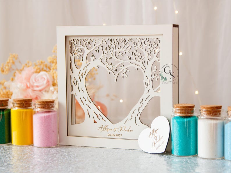 Unity Sand Ceremony Set Personalized, Beach Wedding, Blended Family ...