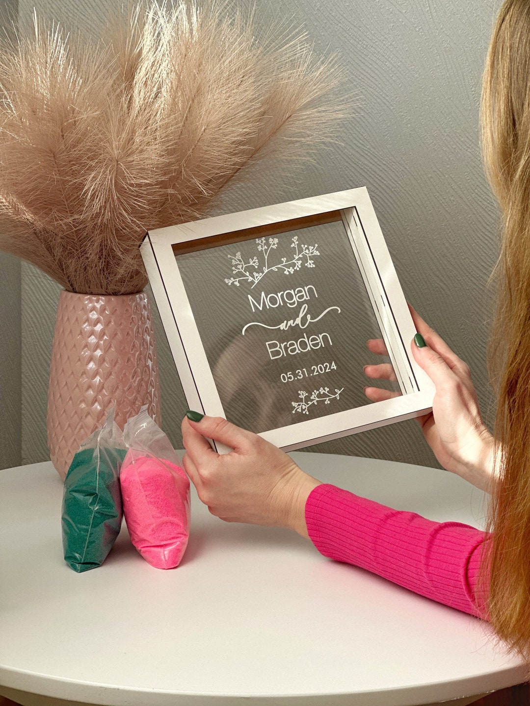 Sand Ceremony Set, Sand Set, Unity Sand Vase, Unity Sand Set for ...