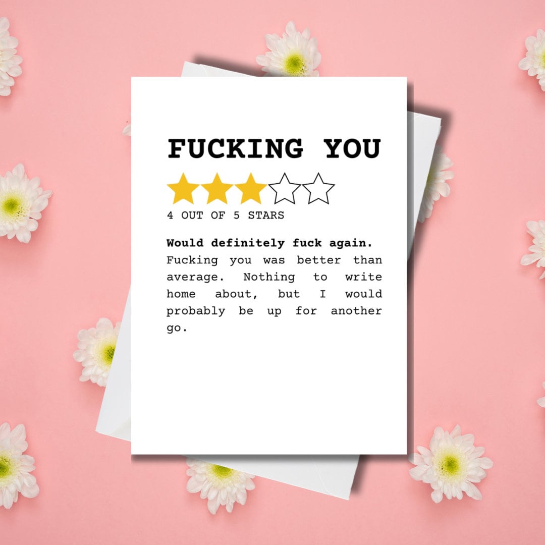Funny and Rude Valentines Day Card for Adults Alternative Valentine ...