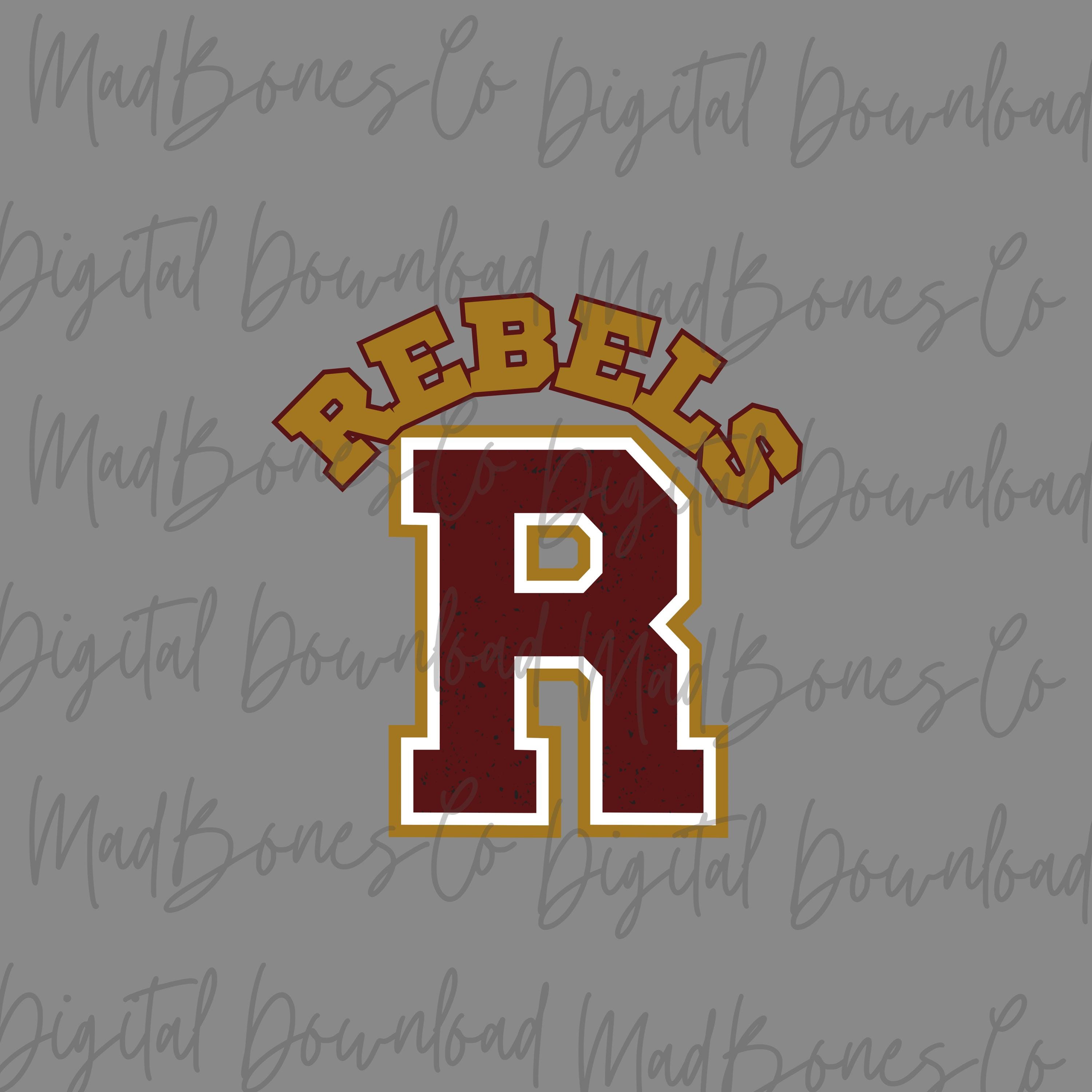 George County Rebels Coquette PNG, Maroon and Gold Rebels PNG, Front ...