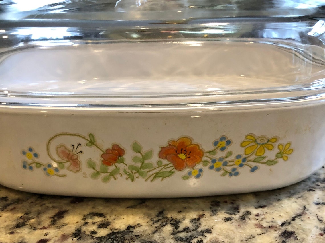 Vintage Wildflower Corningware - Etsy