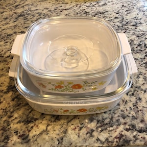 Vintage Wildflower Corningware - Etsy
