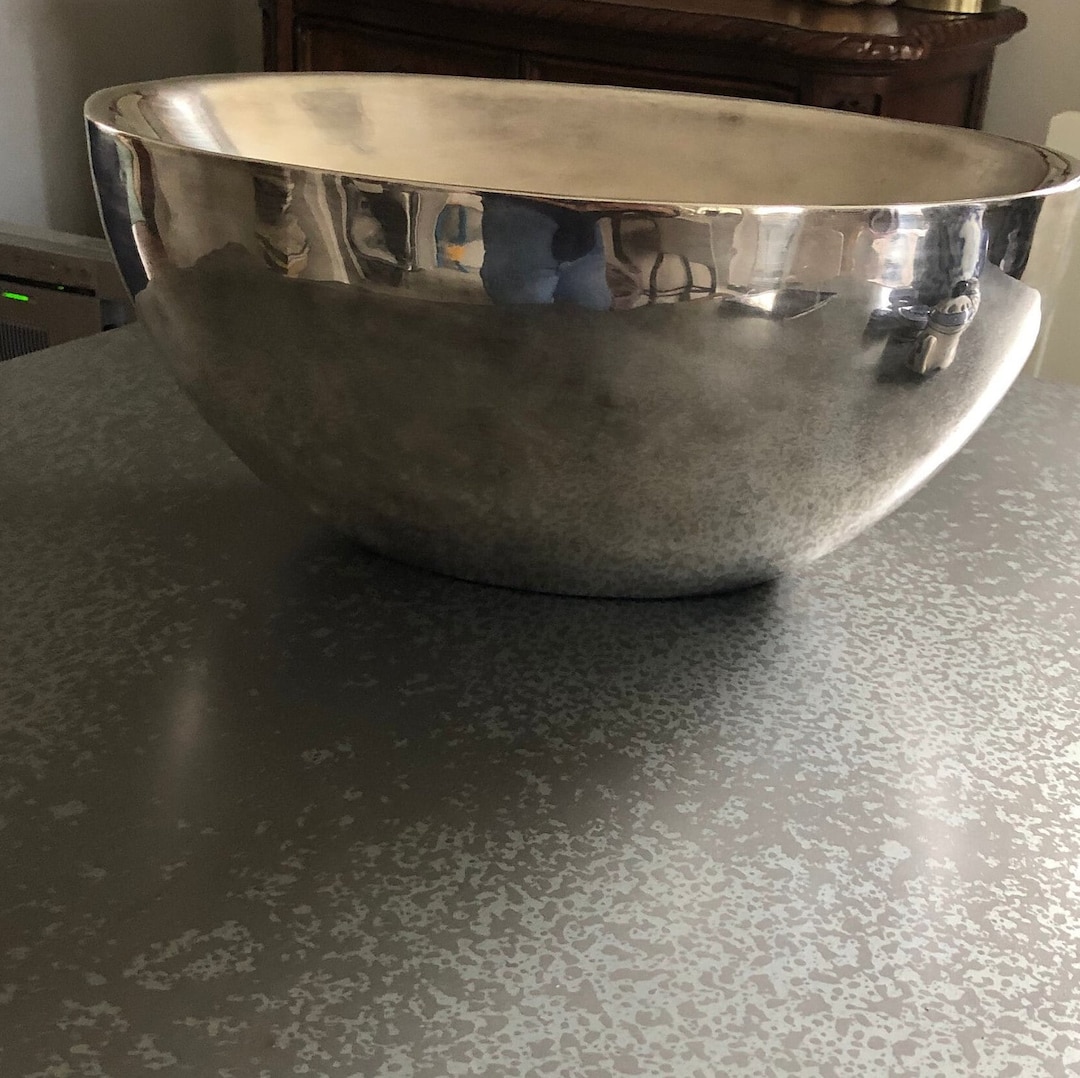 18 Large Silver Bowl - Etsy