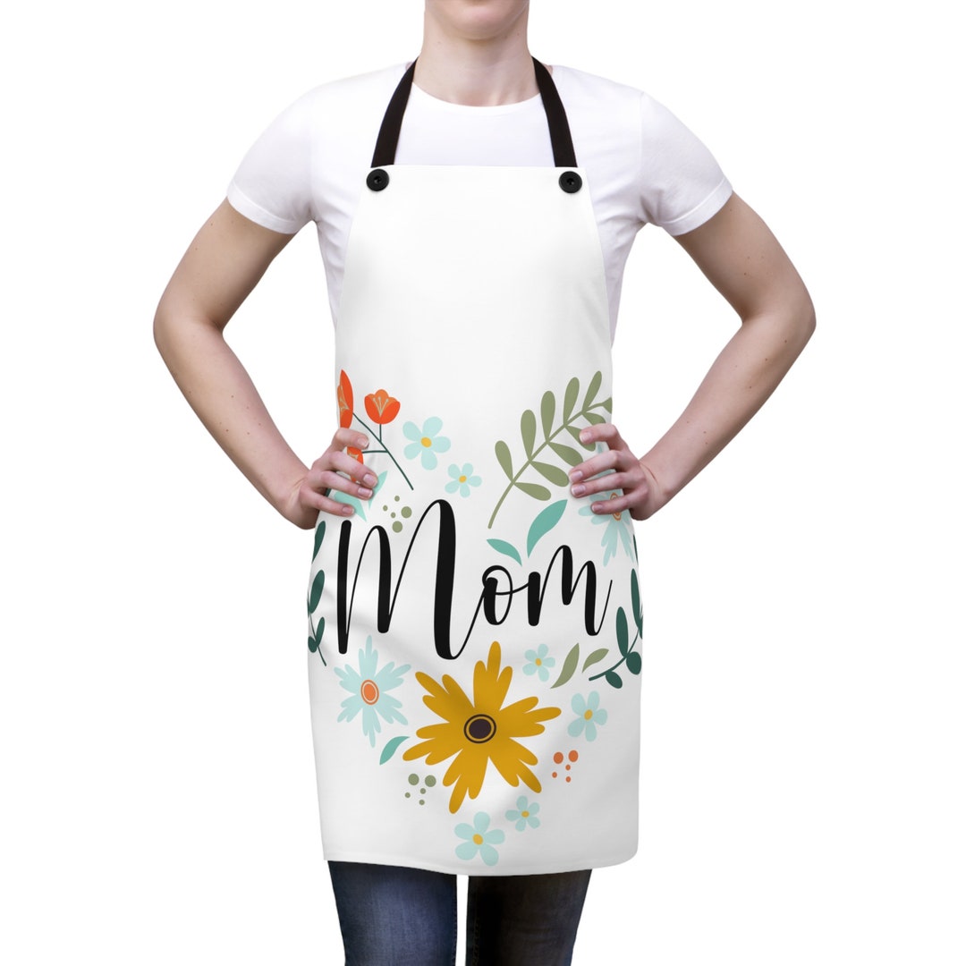 Apron AOP, Cute Design, for Lovely Moms - Etsy