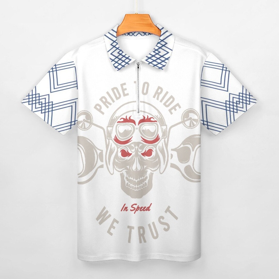 Short Sleeve Polo Shirt, for Motorcycle and Speed Fans - Etsy