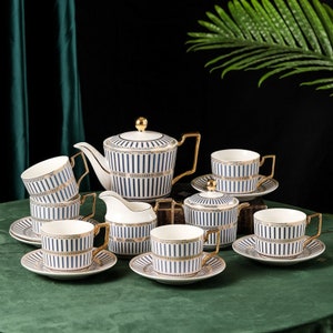European-style Ceramic Tea Sets | Handmade Ceramic Coffee Sets | Tea Party Sets | Afternoon Tea ...