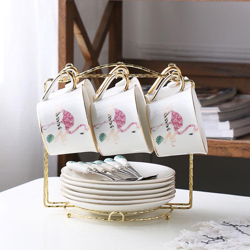 European Ceramic Coffee Set | Ceramic Coffee Cups and Saucers | Modern ...