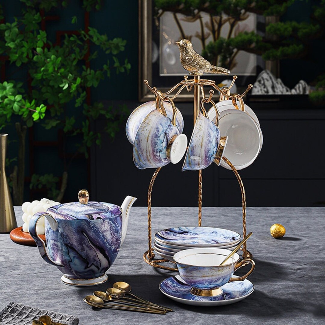 Ceramic Coffee Cup and Saucer Set | Exquisite Ceramic Coffee Set ...