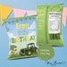 Tractor Birthday Chip Bag Labels Tractor Chip Bags Template Party ...