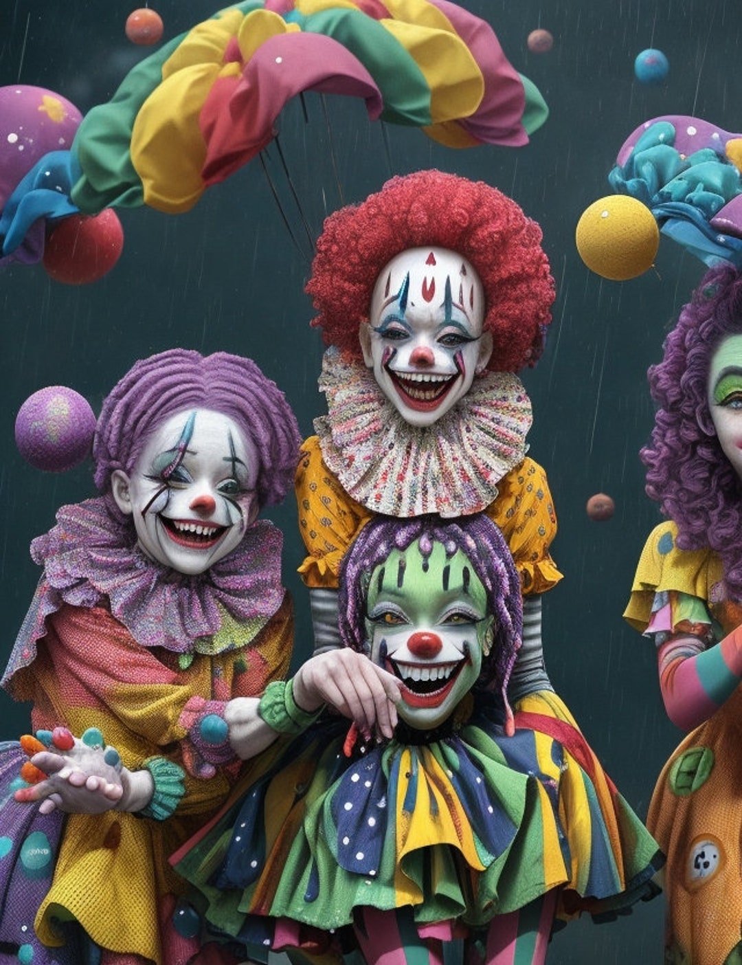 Wicked Clowns Digital Prints - Etsy