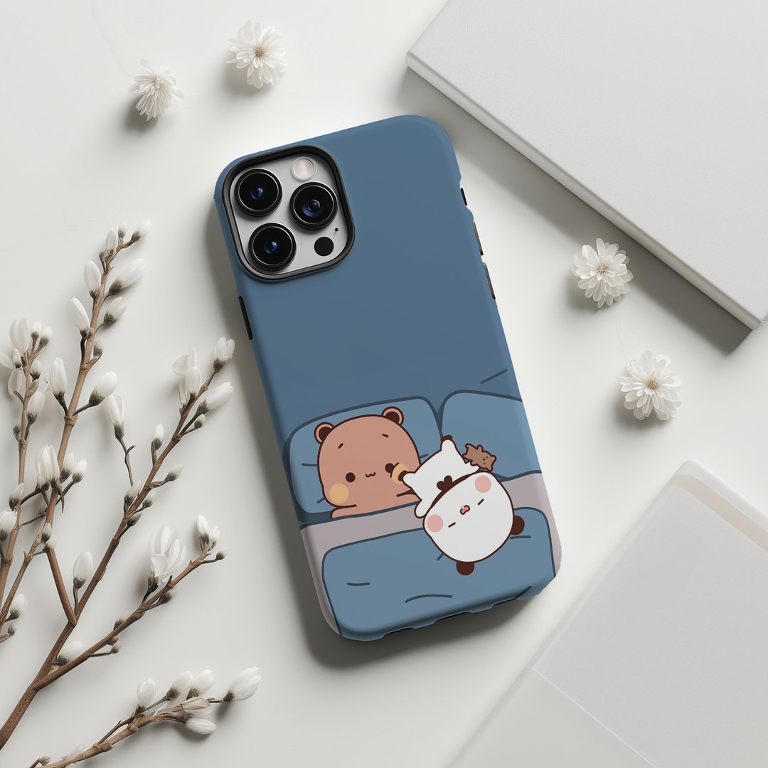 Bubu Dudu Phone Case Funny Cute Bear Panda Sleeping Cover for iPhone 15 ...