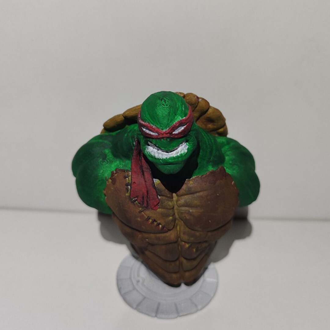 3D Printed TMNT Raphael Bust - Etsy