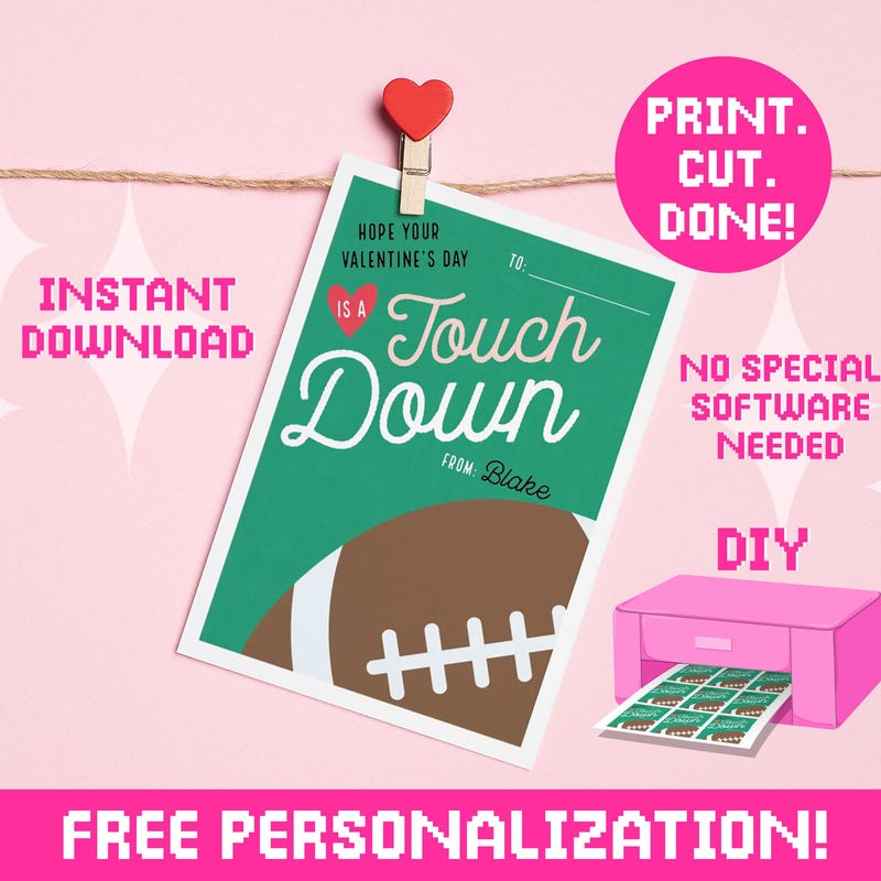 Football Printables - Etsy