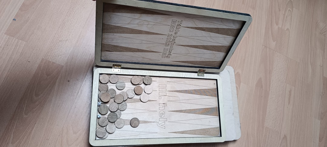 Backgammon Design File for Laser Engraver - Etsy