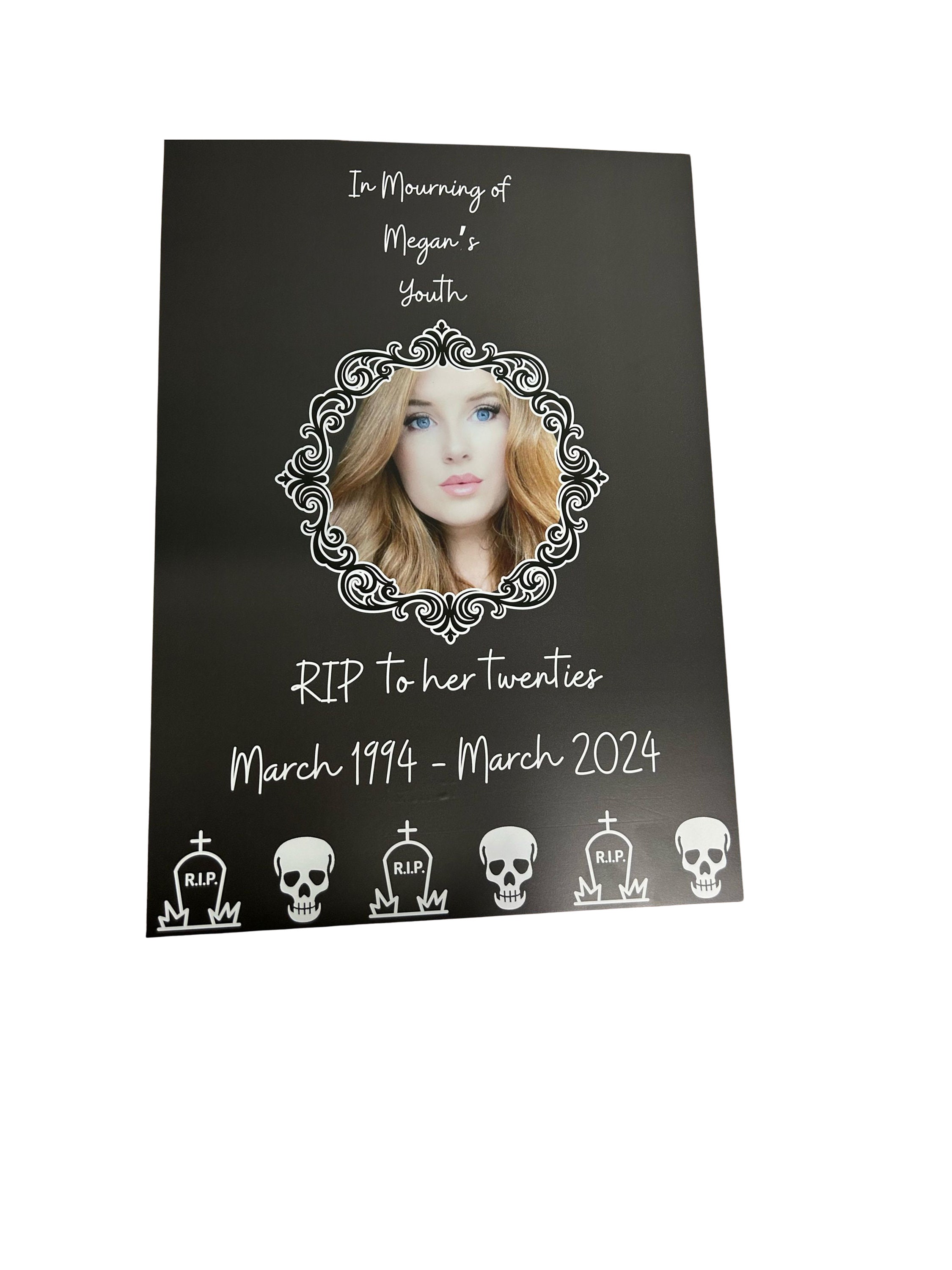 RIP to 20's 30th Birthday RIP Youth in Mourning of Youth Death to My ...