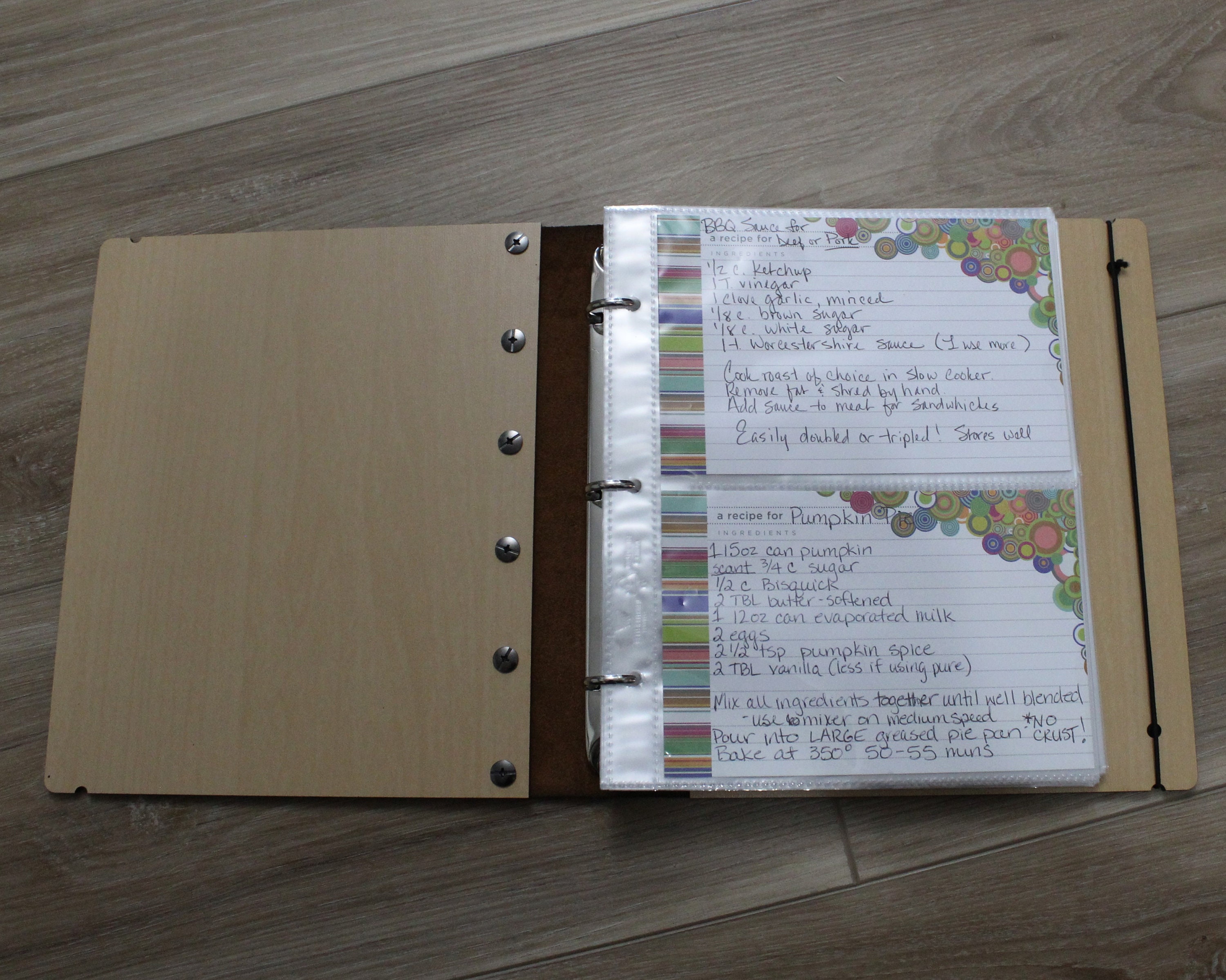 Personalized Leather Bound Recipe Book SVG Laser File (digital File) - Etsy