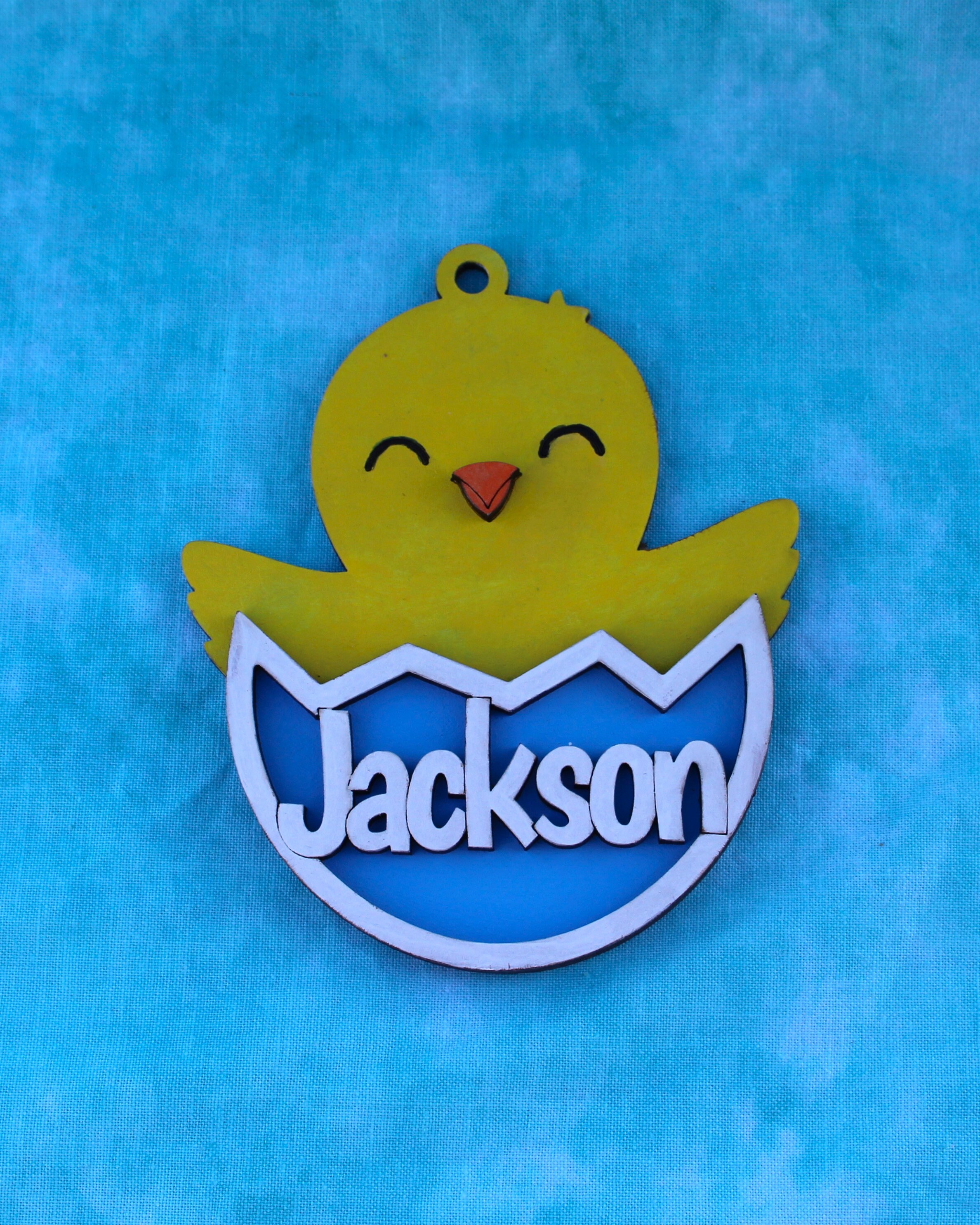 Easter Tags | Personalized | Bunny | Baby Chick | Wooden - Etsy