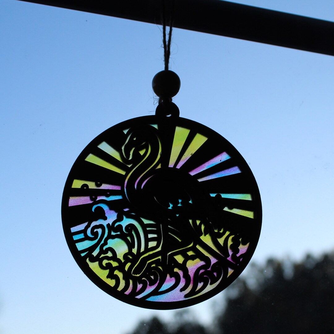 Flamingo Suncatcher - Wooden - Etsy