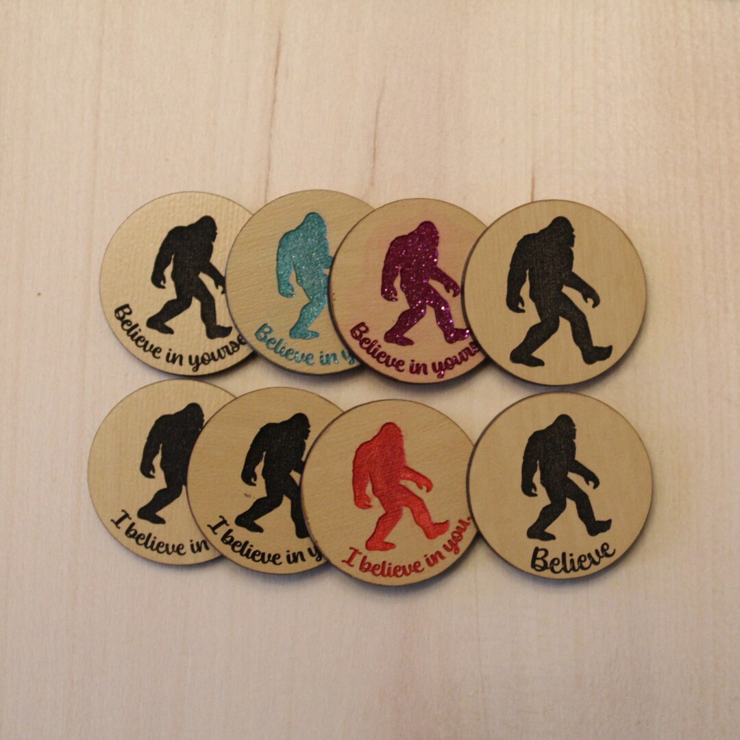 Big Foot Pocket Hugs Pack - Motivational Tokens/coins - DIGITAL FILE ...