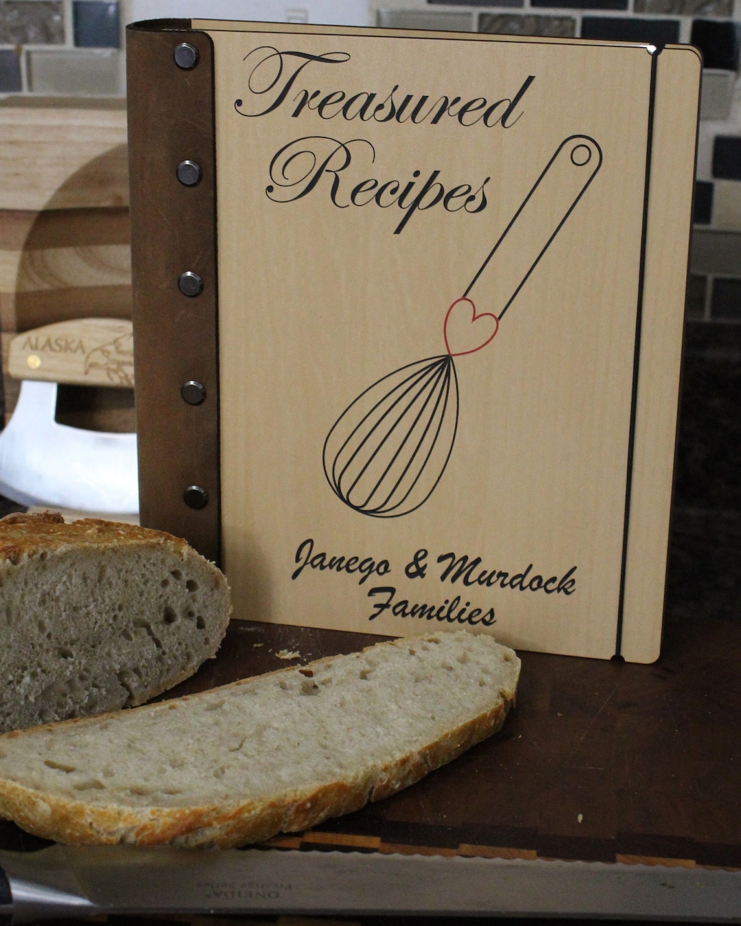 Personalized Leather Bound Recipe Book SVG Laser File (digital File) - Etsy