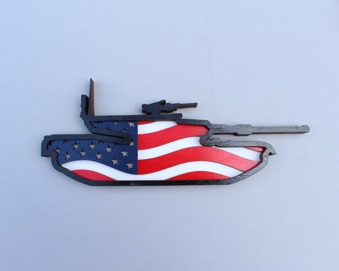 USA Tank Decor for Wall, Mantle, Office - Etsy