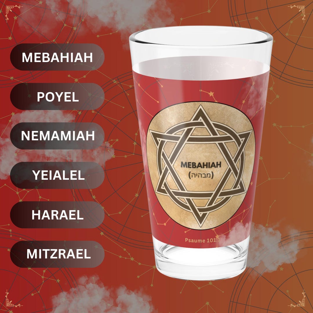 Sacred Geometry Glass for Praying Guardian Angel With Holistic Healing ...