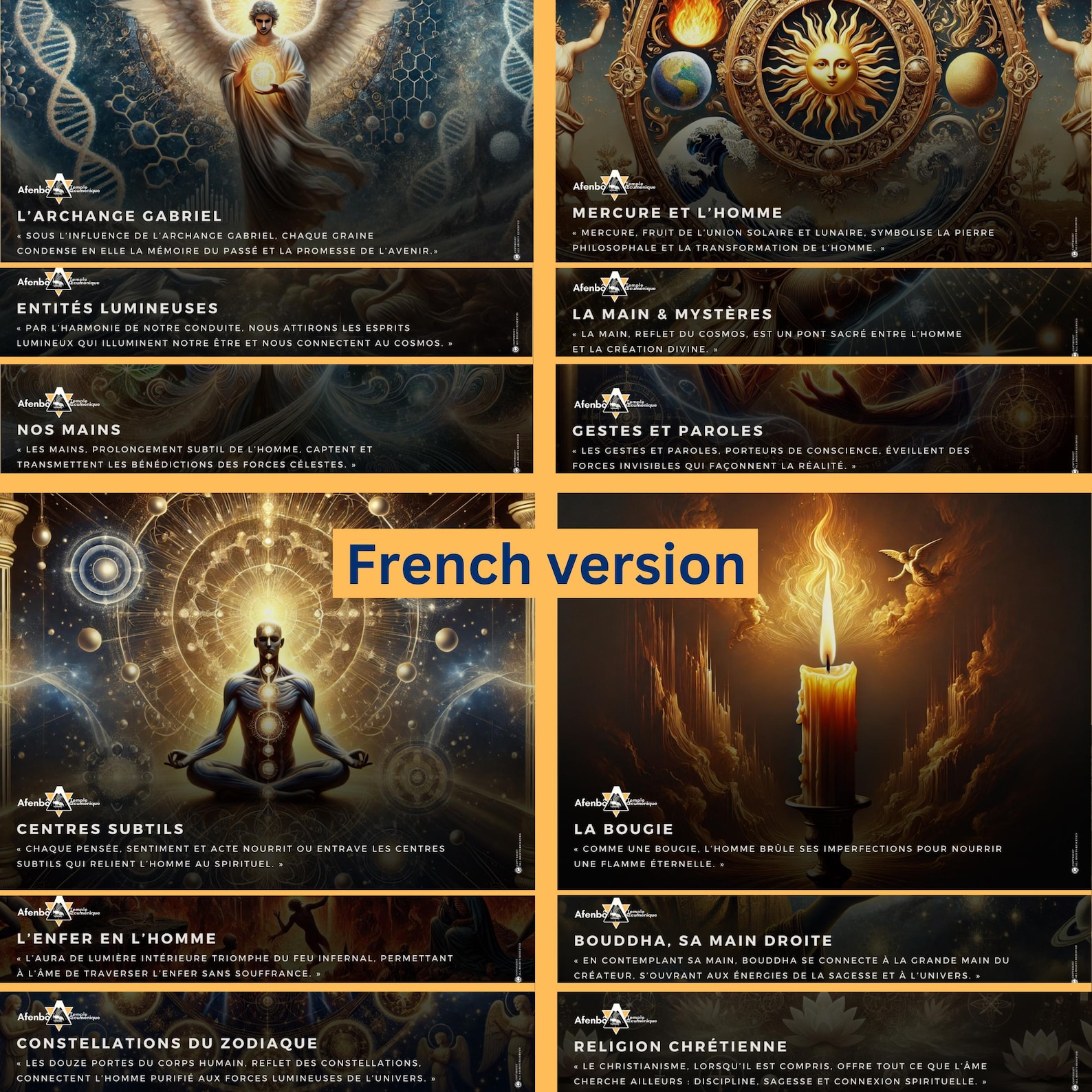 Mystical 2025 Wall Calendar Sacred Geometry Art Angelic Spiritual Decor ...