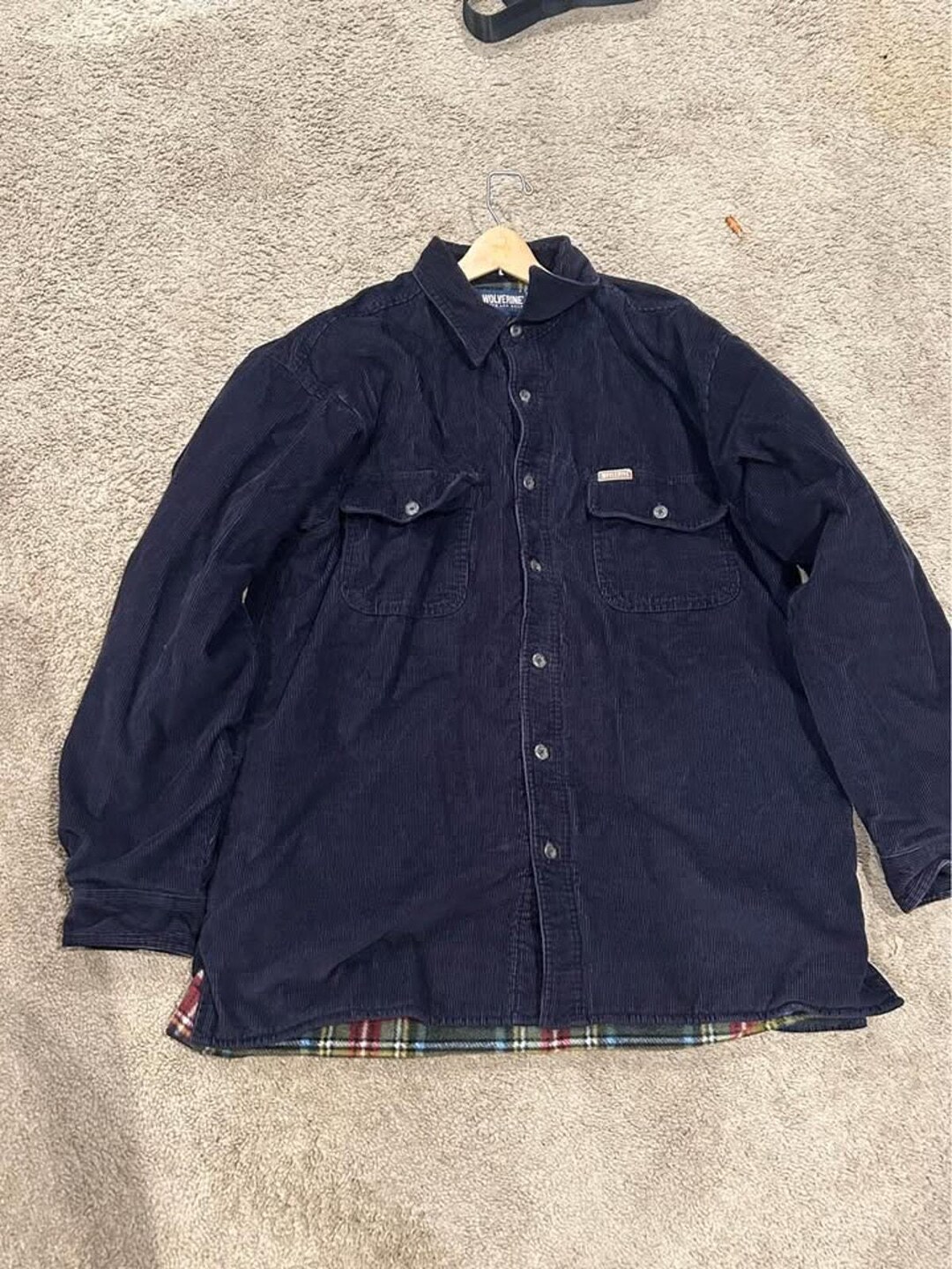 Vintage Wolverine Corduroy Flannel Lined Jacket Large - Etsy