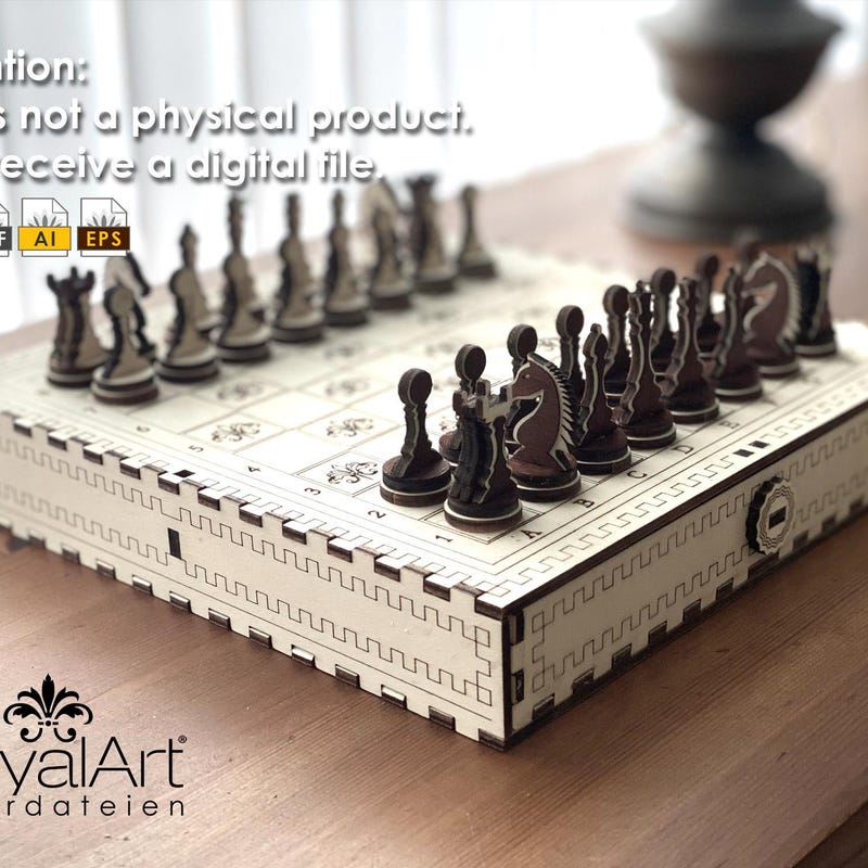 Chess Cut Files - Etsy