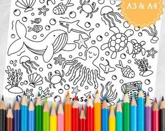 Printable Coloring Pages | Digital Download PDF | Fun Coloring Pages ...