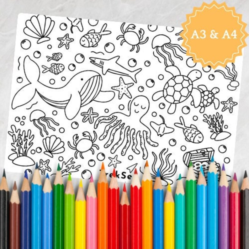 Printable Coloring Pages for Kids and Adults | Instant Download | Fun ...
