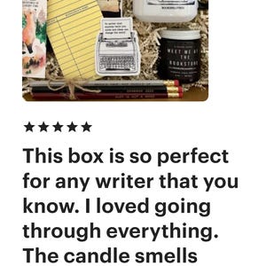 Writers Gift Box - Journaling Supplies, Beyond Books Collection, Book ...