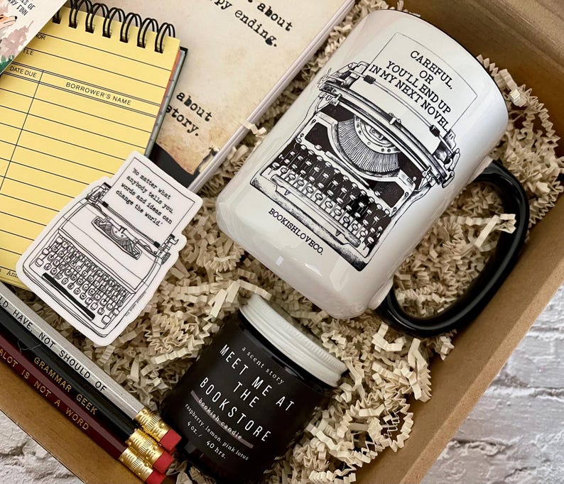 Writers Gift Box - Journaling Supplies, Beyond Books Collection, Book ...