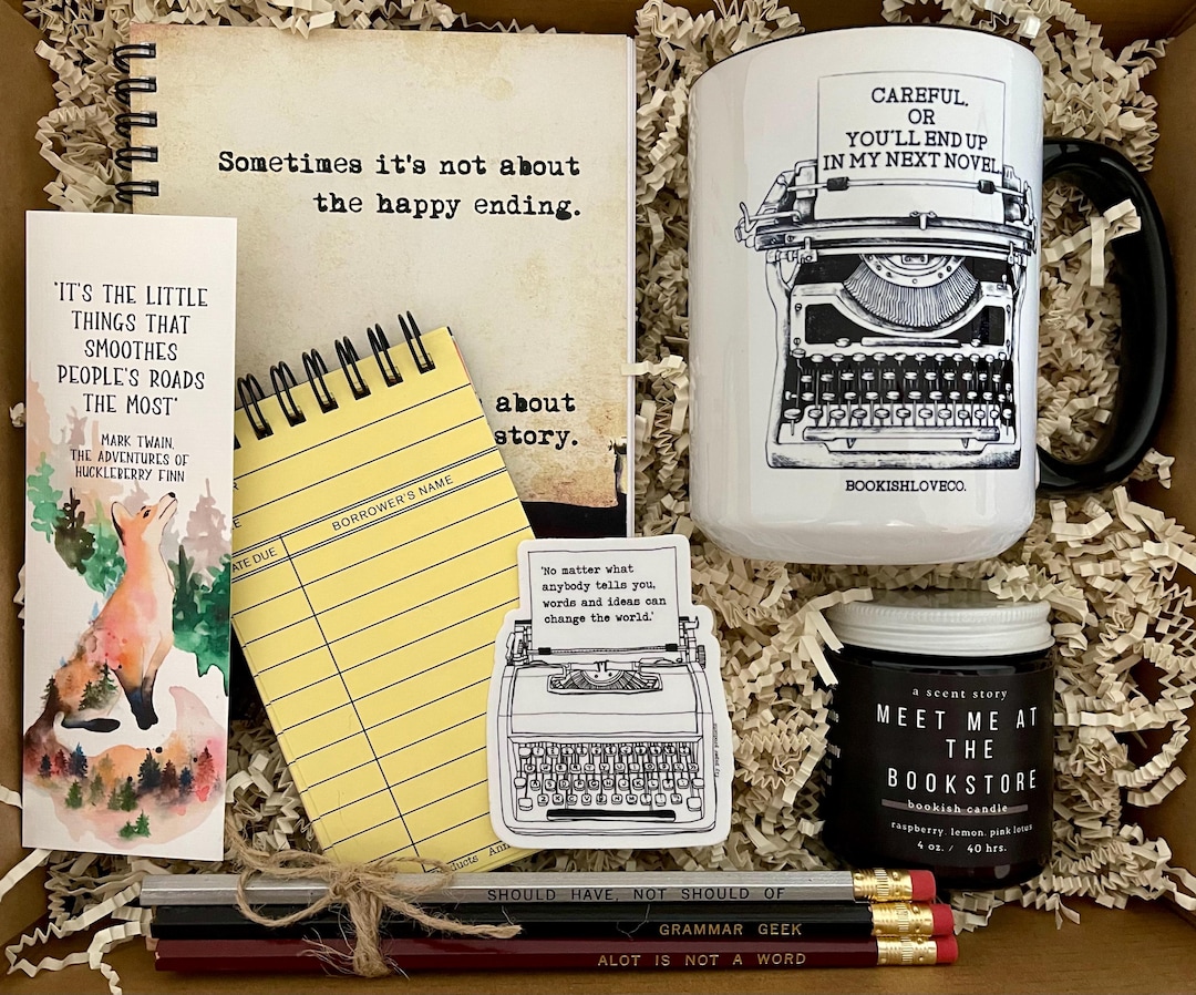 Writers Gift Box - Journaling Supplies, Beyond Books Collection, Book ...