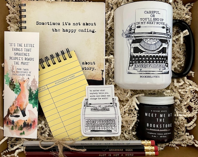 The Ultimate Writer Boxed Gift Set for Authors and Book Lovers - 2 Size ...