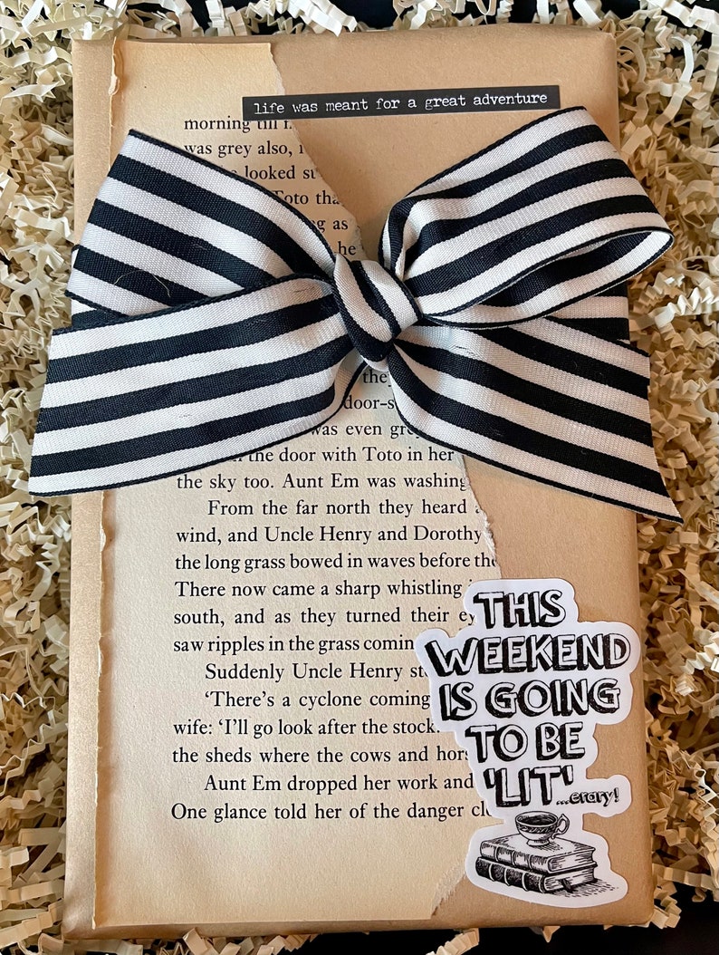 Surprise Book Gift Box for Book Lovers Blind Date With a Book Themed - Etsy
