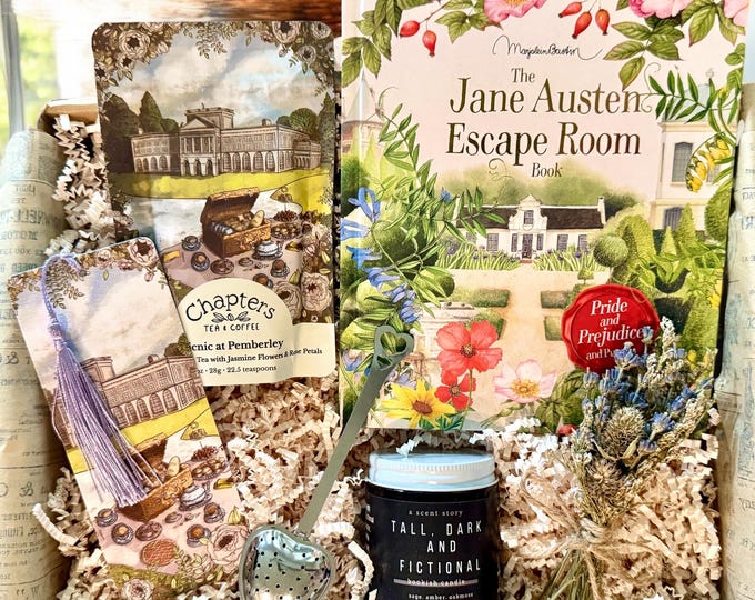 Jane Austen Blind Date With A Book Gift Box, Gift for Book Lover ...