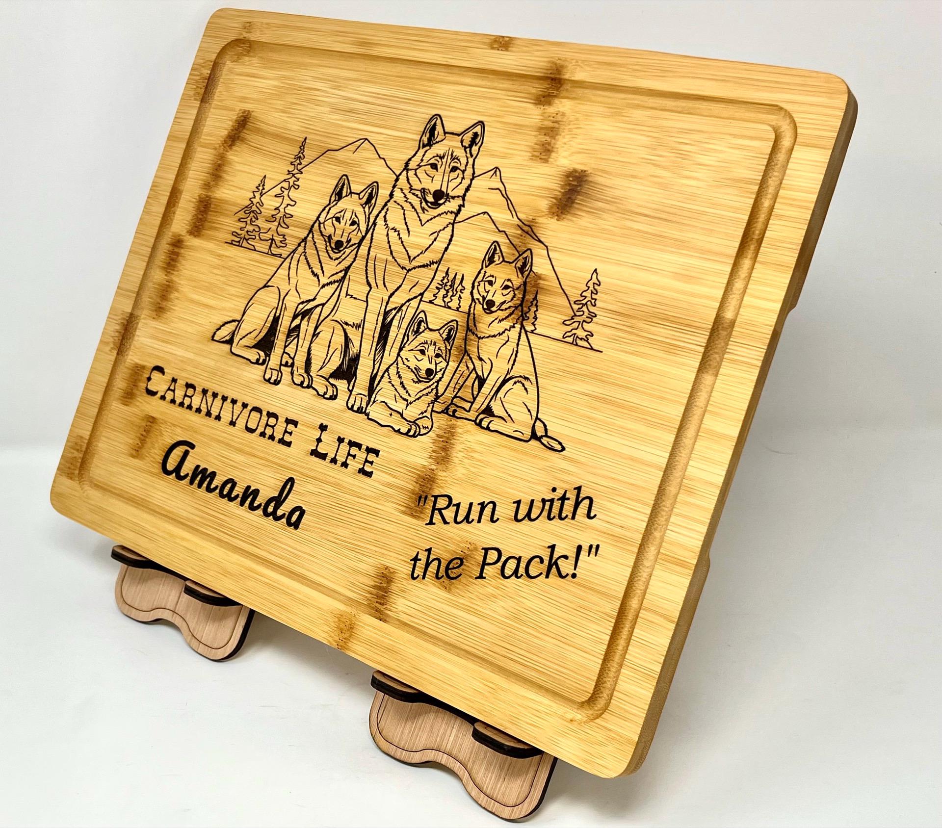 Cutting/serving Board With Carnivore Logo Options - Etsy